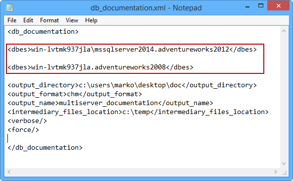 How To Generate Database Documentation From Multiple Sql Servers
