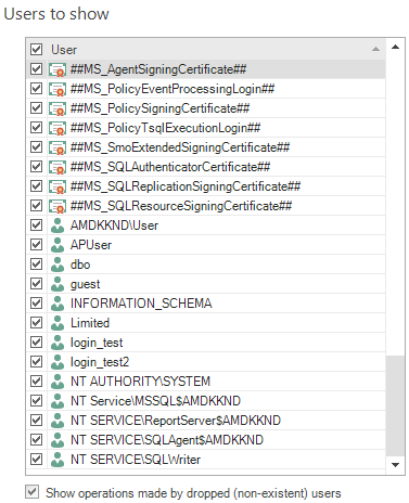 Advanced filtering options in ApexSQL Log - Knowledgebase