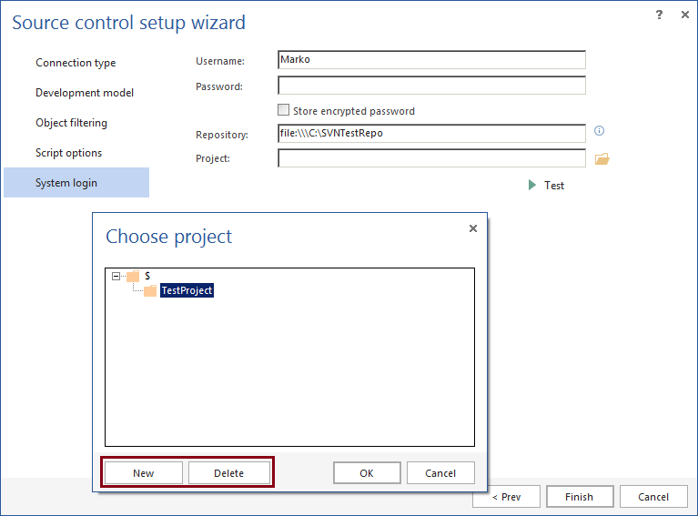 How To Link A Sql Server Database To A Subversion Repository