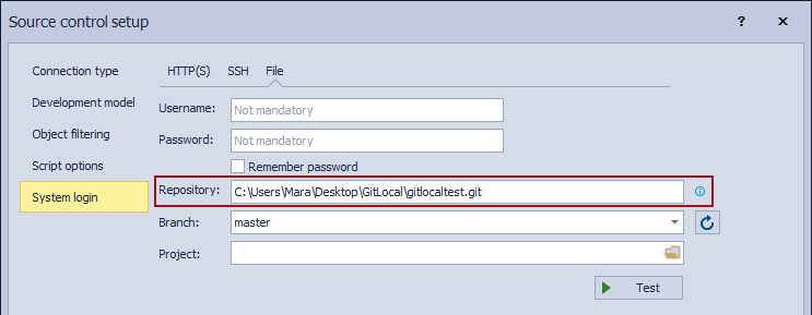 How to link a SQL Server database to a Git repository